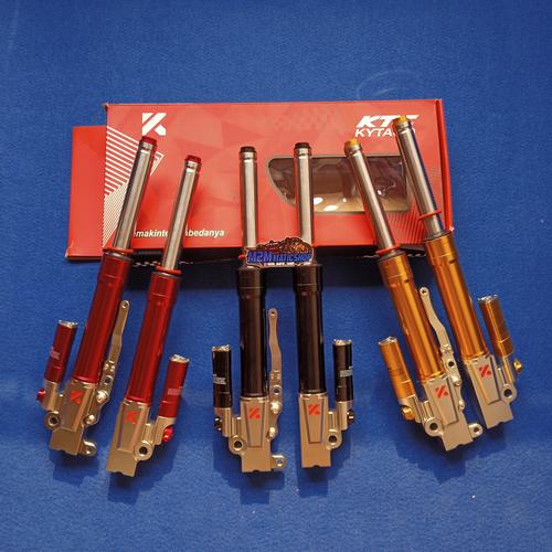 Jual Shock Depan KTC KYTACO Original Vario 125 150 Beat Scoopy - GOLD ...