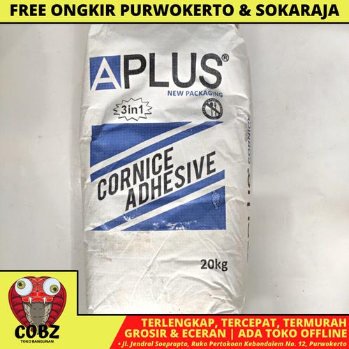 Jual 20 KG / A PLUS COMPOUND GYPSUM KOMPON CORNICE ADHESIVE PER SAK ...