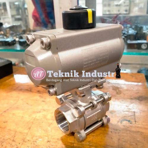 Jual Pneumatic Water Actuator Ball Valve 2 inch Single acting - Jakarta ...