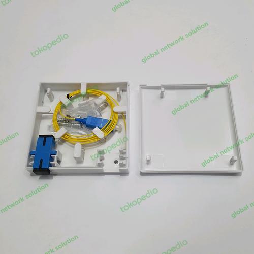 Jual roset fo 1 core sc fullset / odf 1 core sc lengkap pigtail SM ...