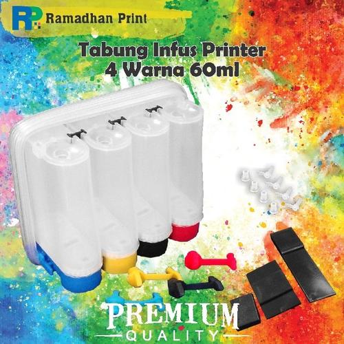 Jual Tabung Infus Printer CN Epsn XP Ink Tank Modif 4 Warna 60ML ...