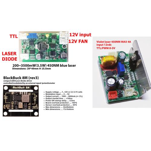 Jual Laser Diode Drive 12V 200mW-3W with TTL input - 3.5-20W - Jakarta ...
