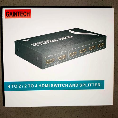 Jual HDMI SWITCH and SPLITER 4input 2Output/4Output 2input with REMOTE - 2 OUTPUT 4INPUT ...