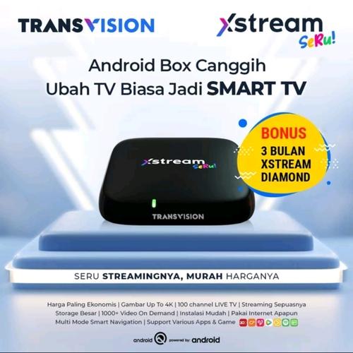 Jual Transvision Xstream Seru ROM 8GB + Paket 3 Bulan Xstream Diamond ...