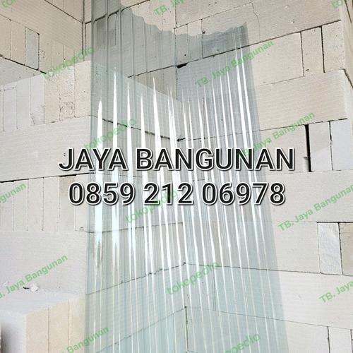 Jual Atap Fiber Gelombang Transparan Bening - 2.4 meter - Kota Depok ...
