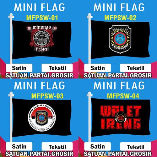 Jual MINI FLAG PERSAUDARAAN SETIA HATI WINONGO/BENDERA PSHW MADIUN ...