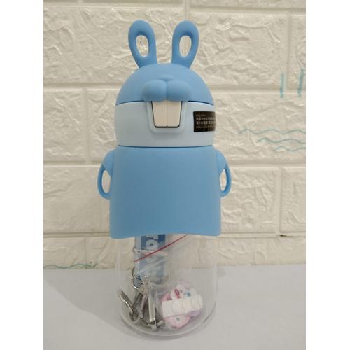 Promo Botol Minum Plastik Anak Bunny Tali Panjang Plus Sticker 600ml ...