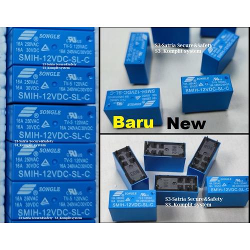 Jual Songle Relay 12v 8 Pin DC 12 V rilay 8p P 8 pin kaki 8kaki 12VDC ...