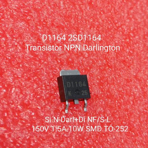 Jual D1164 2SD1164 transistor NPN darlington SMD to-252 - Jakarta Barat ...
