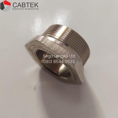 Jual Explosion Proof Reducer M25 (M) x M20 (F) CABTEK Brass Nickel ...