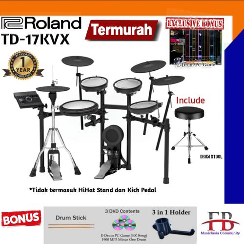 Jual Roland TD-17KVX / TD 17KVX / TD17KVX / TD17-KVX TD17 V Drums Elektrik - drum+kursi - Kota ...