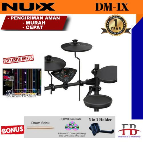 Jual Drum elektrik NUX DM1X / DM 1X / DM1 X / DM 1 X - Drum+Bangku - Kota Bekasi - favebox ...