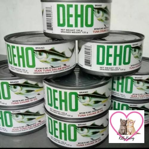 Jual DEHO tuna kaleng 180gr - Kota Depok - KittyKucing | Tokopedia