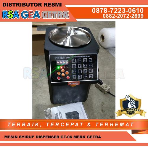 Jual GETRA GT06 SYRUP DISPENSER HITAM STAINLESS GT 06 SIRUP ORIGINAL ...