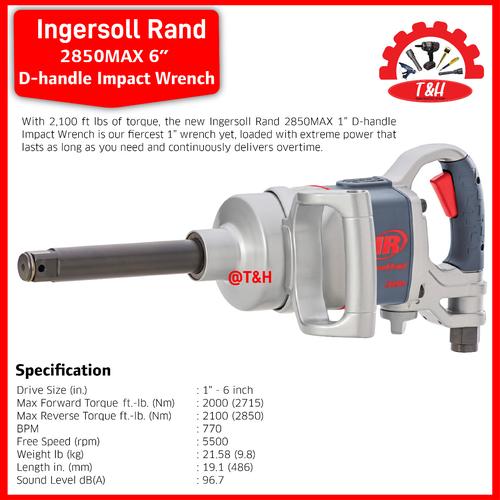 Jual Ingersoll Rand D-handle Impact Wrench 2850MAX-6 - Jakarta Barat ...