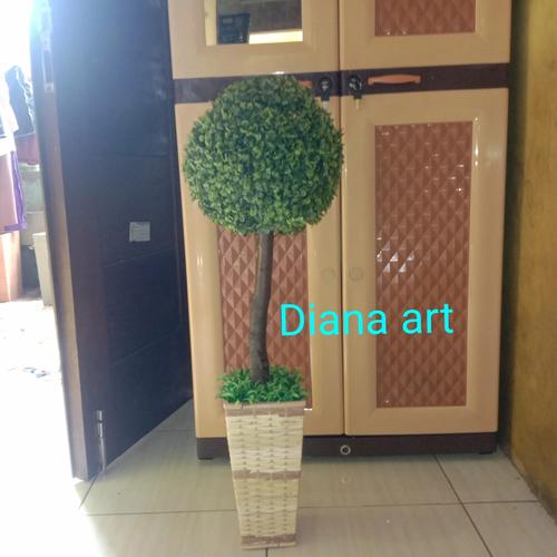 Jual bunga bola bola#daun palsu#daun bola bola#bunga grass ball#bunga ...