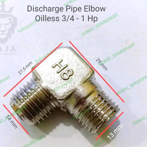 Jual Discharge Pipe Elbow 1 Hp kompresor Portable Oilless - Kab ...