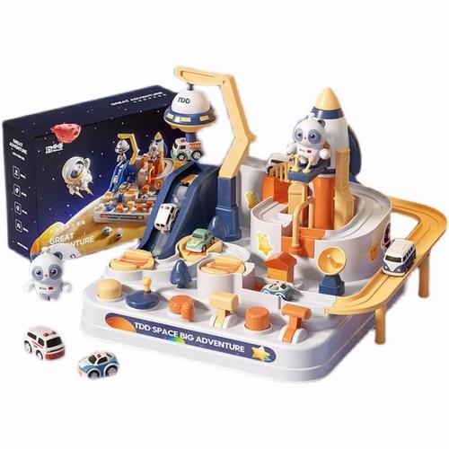 Jual Mainan Edukasi Anak Space Adventure Car Space Rocket Track Car ...