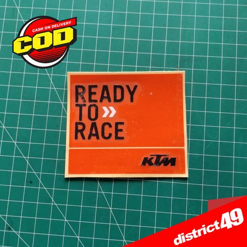 Jual Cutting stiker KTM Ready to Race - Stiker Ready to Race - Stiker ...