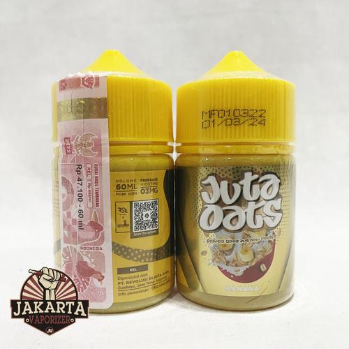 Jual JUTA OATS BANANA OAT MILK 60ML 3MG BY RSR BREW - Jakarta Utara ...
