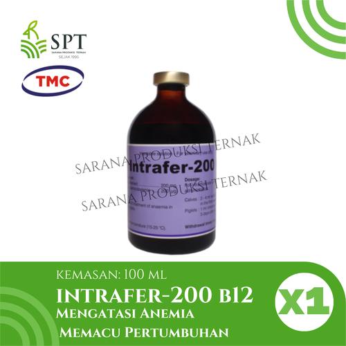 Jual INTRAFER 200 B12 100ML ANEMIA MEMACU PERTUMBUHAN ANAK SAPI KAMBING ...