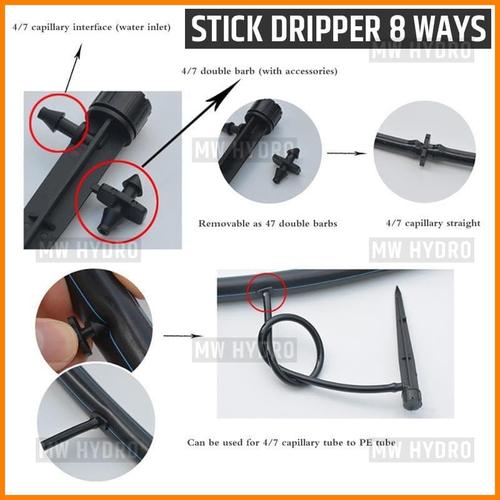 Jual Stick Dripper Rainful / Drip Stick - Adjustable Full Circle 360 ...