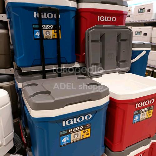 Jual BOX IKAN IGLOO COOLER BOX LATITUDE ROLLER DENGAN GAGANG & RODA 56L ...