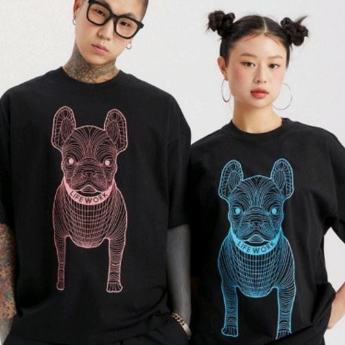 Jual LIFEWORK BIG RADOG T-SHIRT ORIGINAL 100% - natural black, XS ...