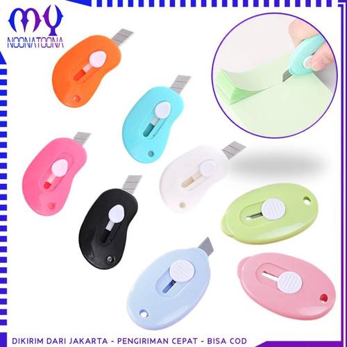Promo MYN Cutter Mini Portable Bentuk Oval Mini Cutter Polos Travel Kit ...