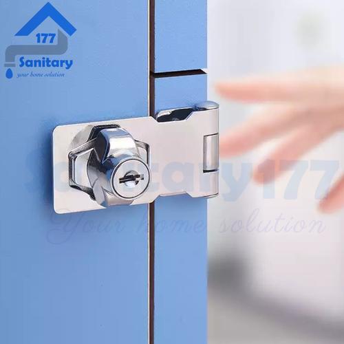 Jual Hasp Lock Soligen 4 Inch - Overpal Grendel Kunci Pintu Gembok - 2 ...