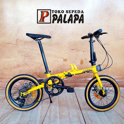 Jual SEPEDA LIPAT 16 ELEMENT TROY 8 SPEED 2021 SELI FOLDING BIKE - Kab ...