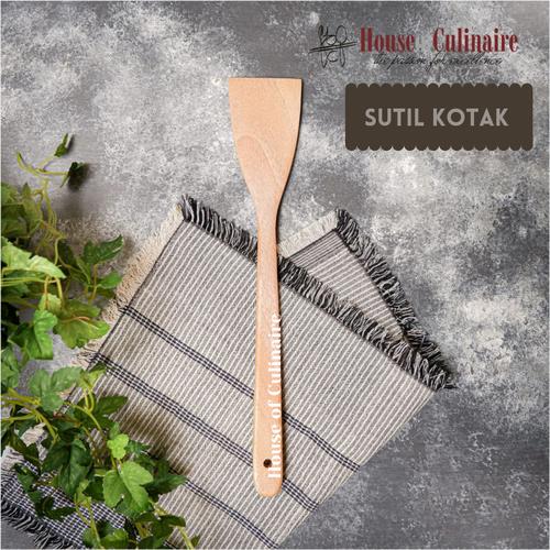 Jual Sutil Kayu Kotak Spatula Kayu Wooden Spatula - Kota Bandung ...