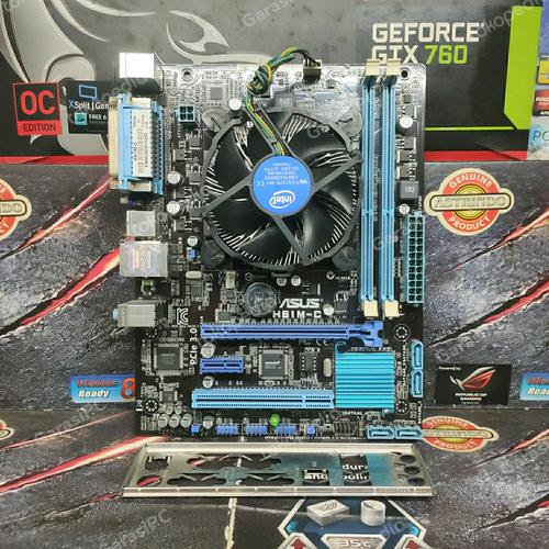 Jual Motherboard Asus H61M-C Processor Intel Core i3-2100 Socket LGA ...