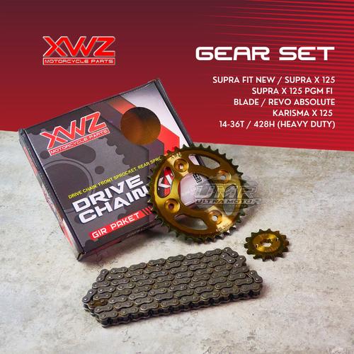 Promo GEAR GIR SET GIR PAKET KARISMA SUPRA X 125 SUPRA FIT NEW REVO XWZ ...