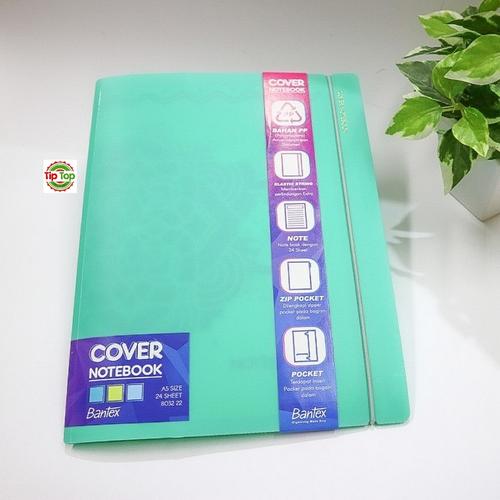 Jual BANTEX Notebook A5 24 Sheets With String #8032 - Sky Blue (23 ...