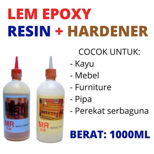 Jual Lem EPOXY Resin Hardener MR LUX 500 Gram Botol - Kota Semarang ...