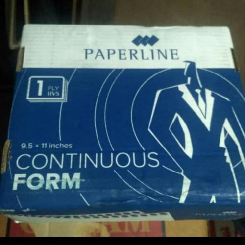 Jual Kertas Continuous form 1 Ply HVS Paperline 9,5 x 11 1 Play Full ...