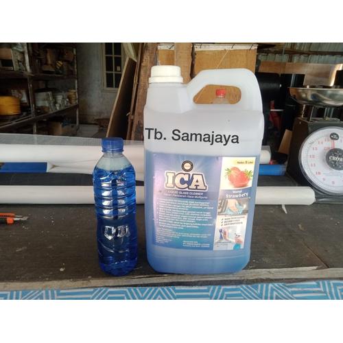 Jual ICA GLASS CLEANER CAIRAN PEMBERSIH KACA 600 ml bekas lem sticker ...