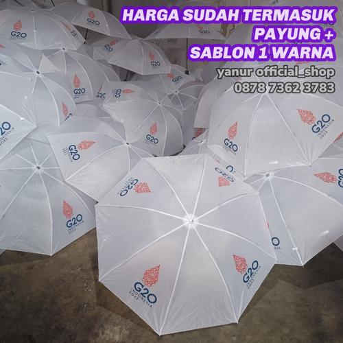 Jual payung sablon logo/payung lipat custom/payung print logo - Jakarta ...