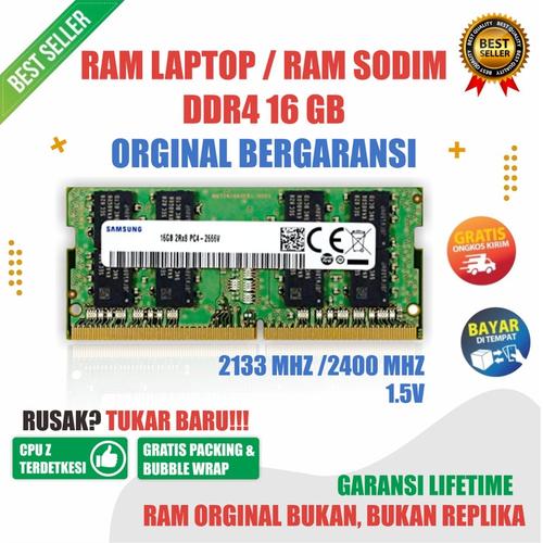 Jual RAM LAPTOP DDR4 16GB - RAM DDR4 16GB LAPTOP - ORGINAL - Kota ...