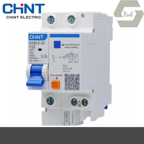 Jual RCBO 1P+N 300mA CHINT NXBLE-63 (6A 10A 16A 20A 25A 32A 40A 50A 63A ...