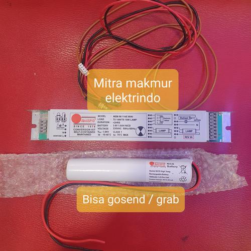 Jual Battery Maxspid Tl 18w / T5 / Battery Emergency Maxspid Led T8 T5 ...