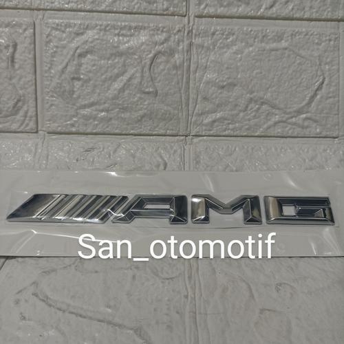 Jual emblem logo embelm bagasi stiker AMG Mercedes Benz original ...