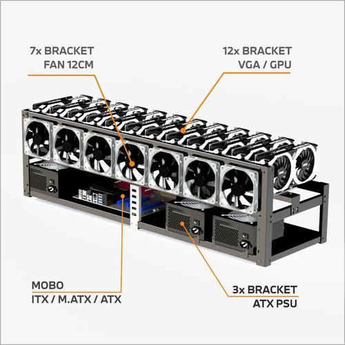 Jual OPEN RAK RACK MINING RIG 12 VGA 3 PSU - Kota Surakarta - vapeicon ...