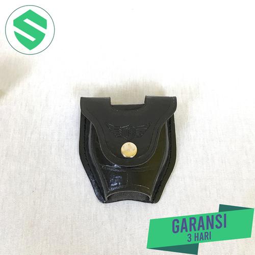 Jual Dompet Borgol Tangan l Holder Handcuff Hitam Putih Satpam Sabuk ...