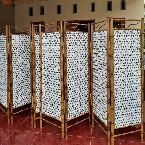 Jual Partisi Ruangan Minimalis Modern Kain Bambu - Kab. Bantul - Dayani ...