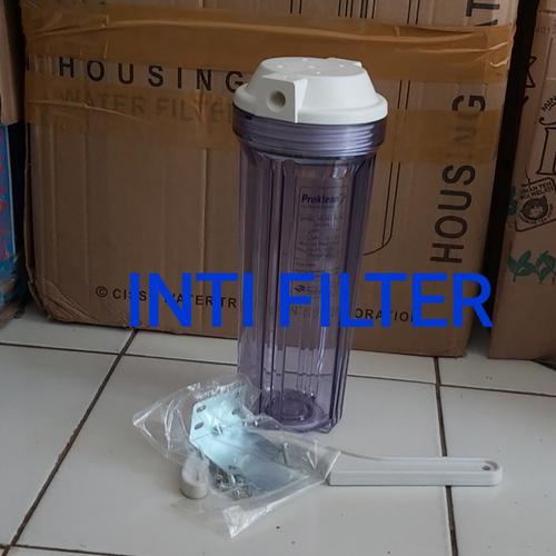 Jual Housing 10" PROKLEAN clear taiwan drat 1/4" (include breacket dan ...