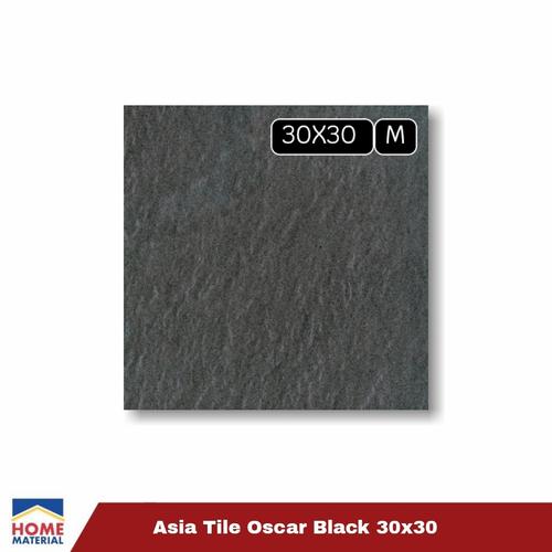 Jual Keramik Dinding Lantai Kasar Asia Tile Oscar Black 30x30 - Kota ...