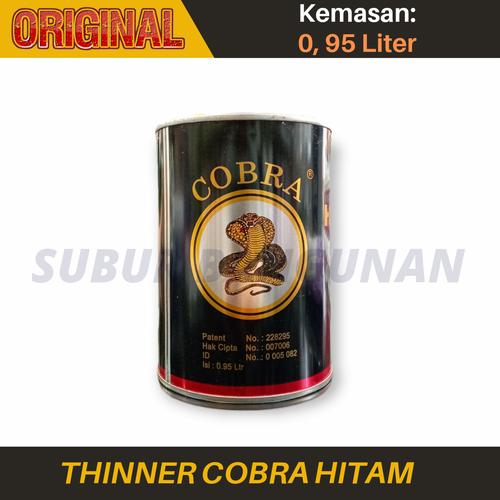 Jual Thinner Cobra Hitam 1 Ltr / Tiner Thiner Hitam Cobra 1L Pengencer ...
