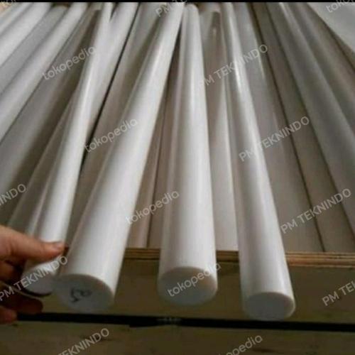 Jual Teflon Batangan 12mm x 10cm/Teflon As / Teflon PTFE Rod - Jakarta ...
